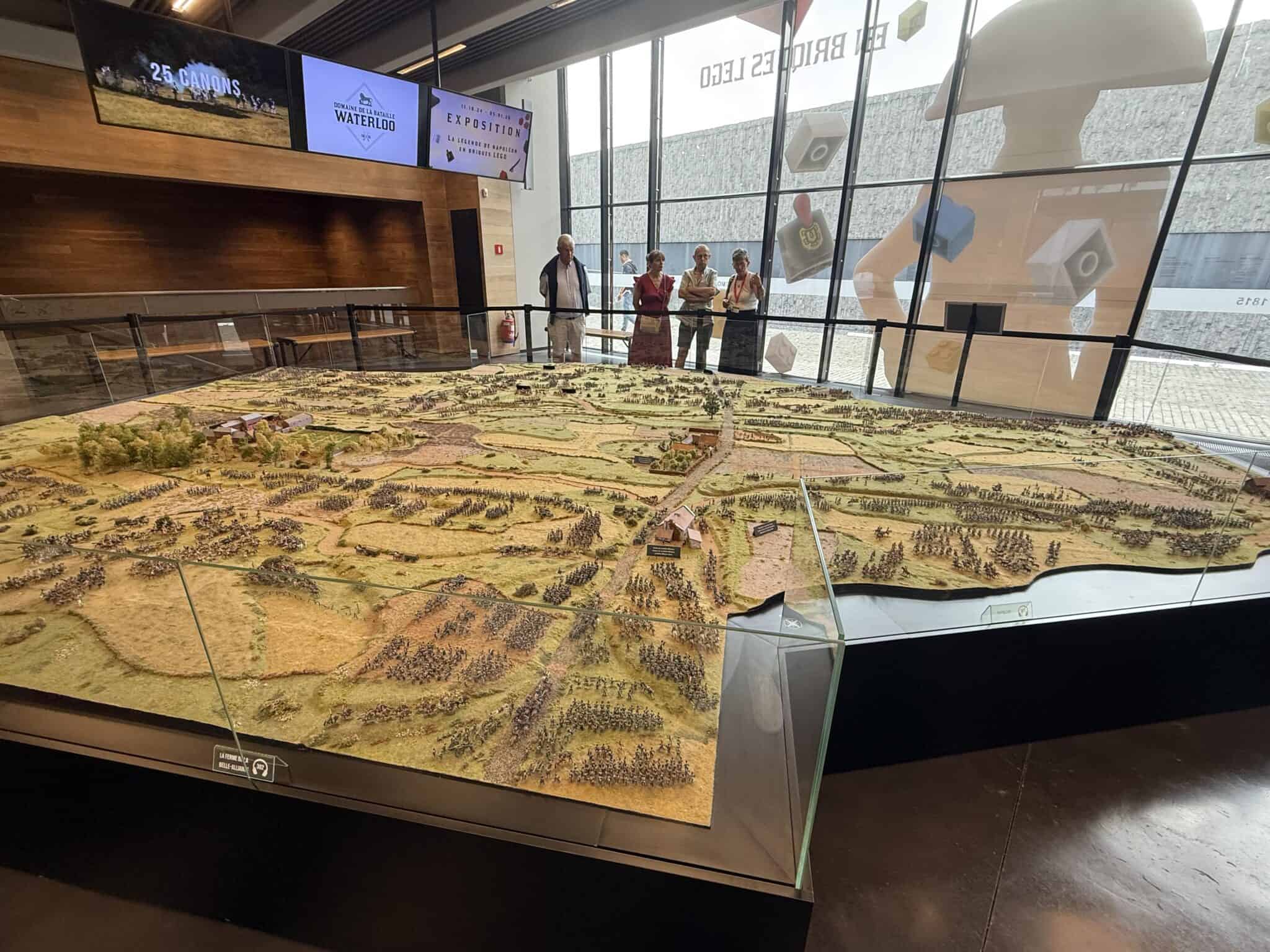 Inside the Waterloo Battlefield Museum and Lion’s Mound